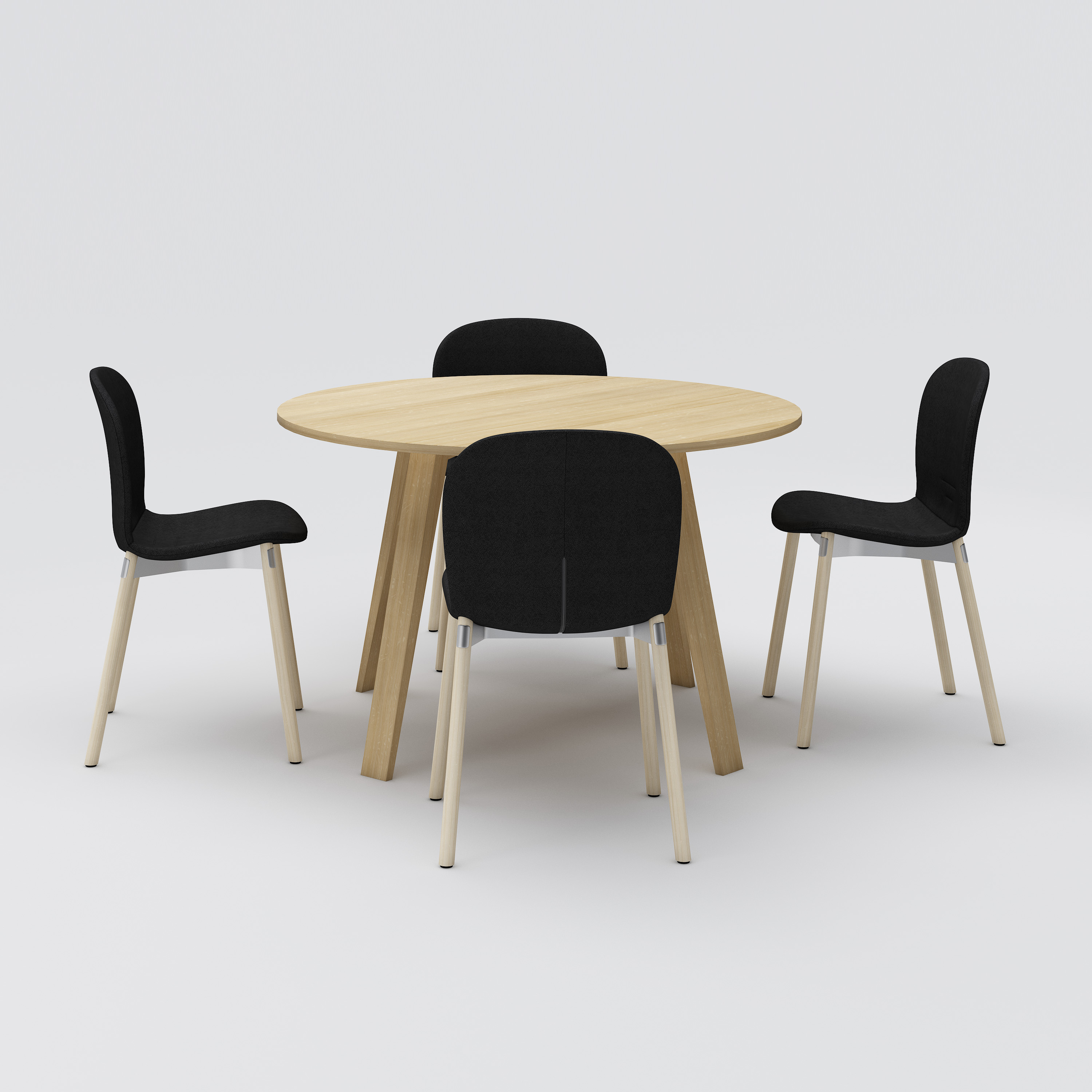 Round table Piece Wood, Ø1200 H730, Oak